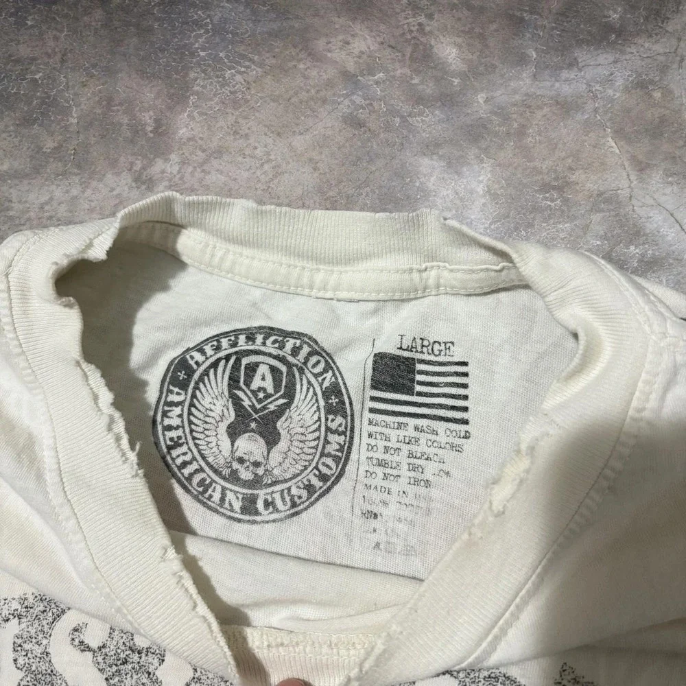Affliction | Shirts | Y2k Affliction American Customs Motor Club ...